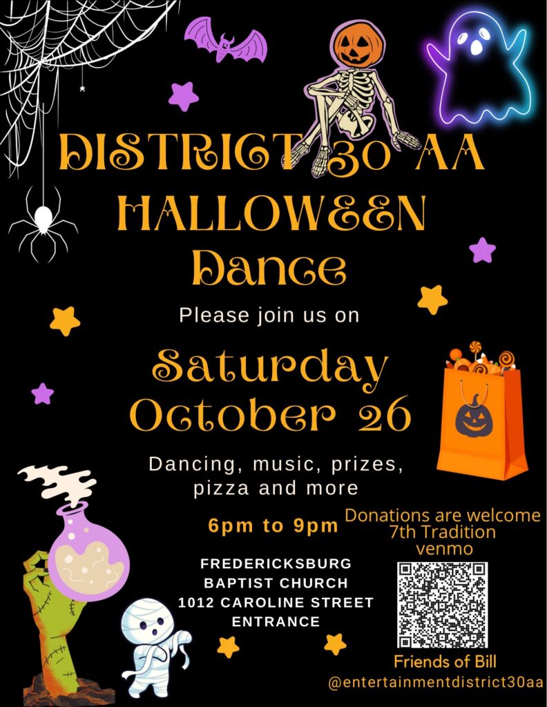 Halloween Dance – AA District 30 Virginia